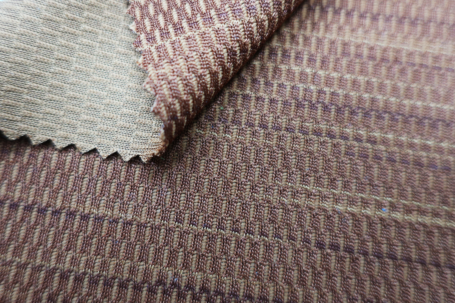 Circular Knitting Fabric-Waffle Pique - Circular Knitting Fabric ...