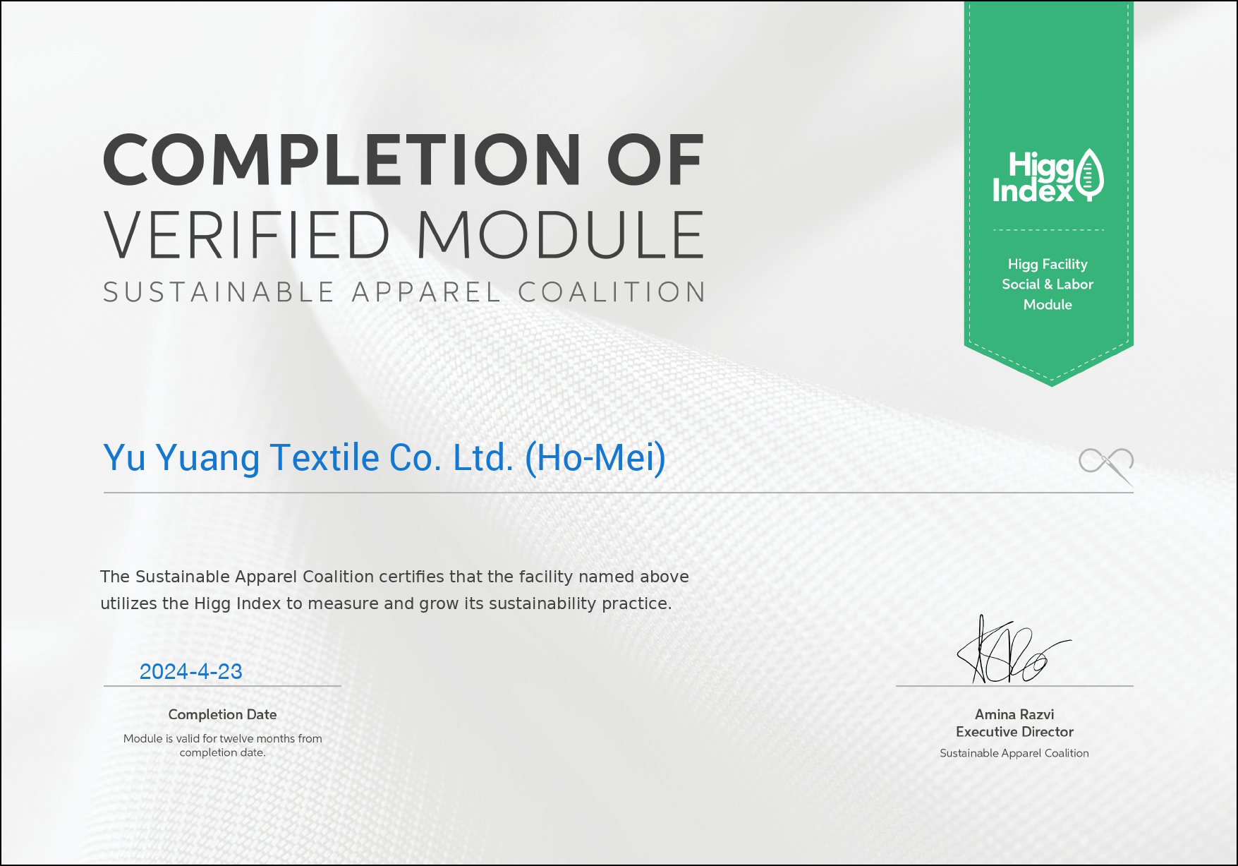 Yu Yuang Textile – Weaving the Power of the Future 2025 - Image Video ...